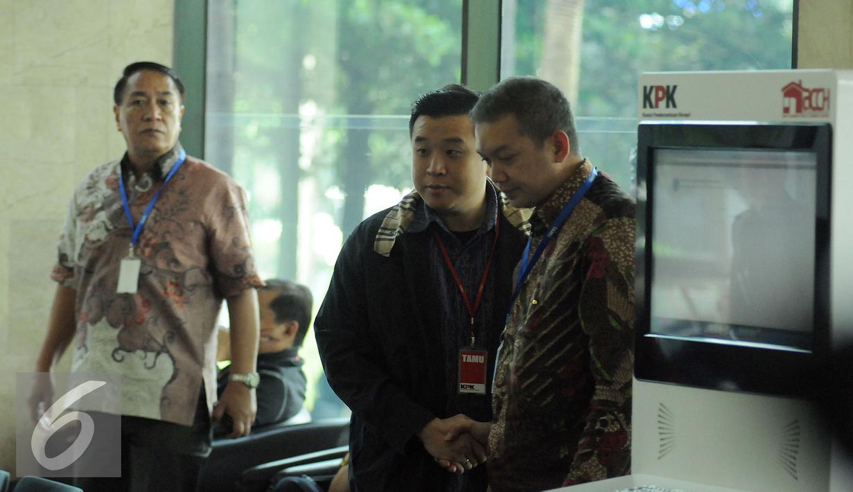 Anak Kandung Aguan Penuhi Panggilan KPK - Foto Liputan6.com