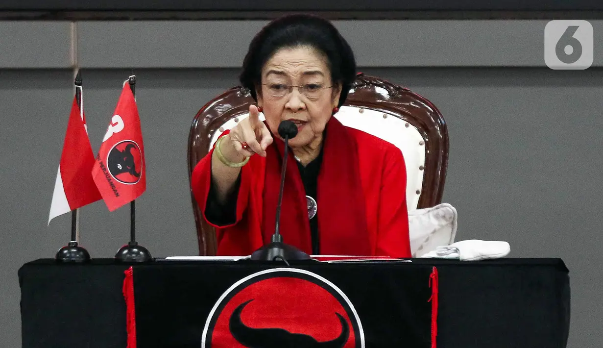 Megawati Soekarnoputri Sampaikan Pidato Politik di HUT ke-51 PDIP ...