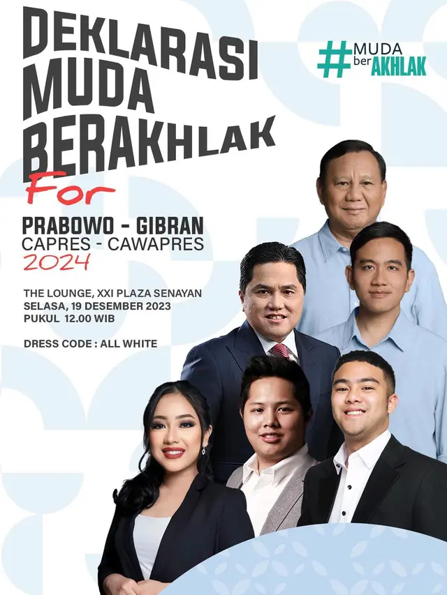 Penjelasan Erick Thohir Soal Foto Diri di Undangan Deklarasi Muda ...