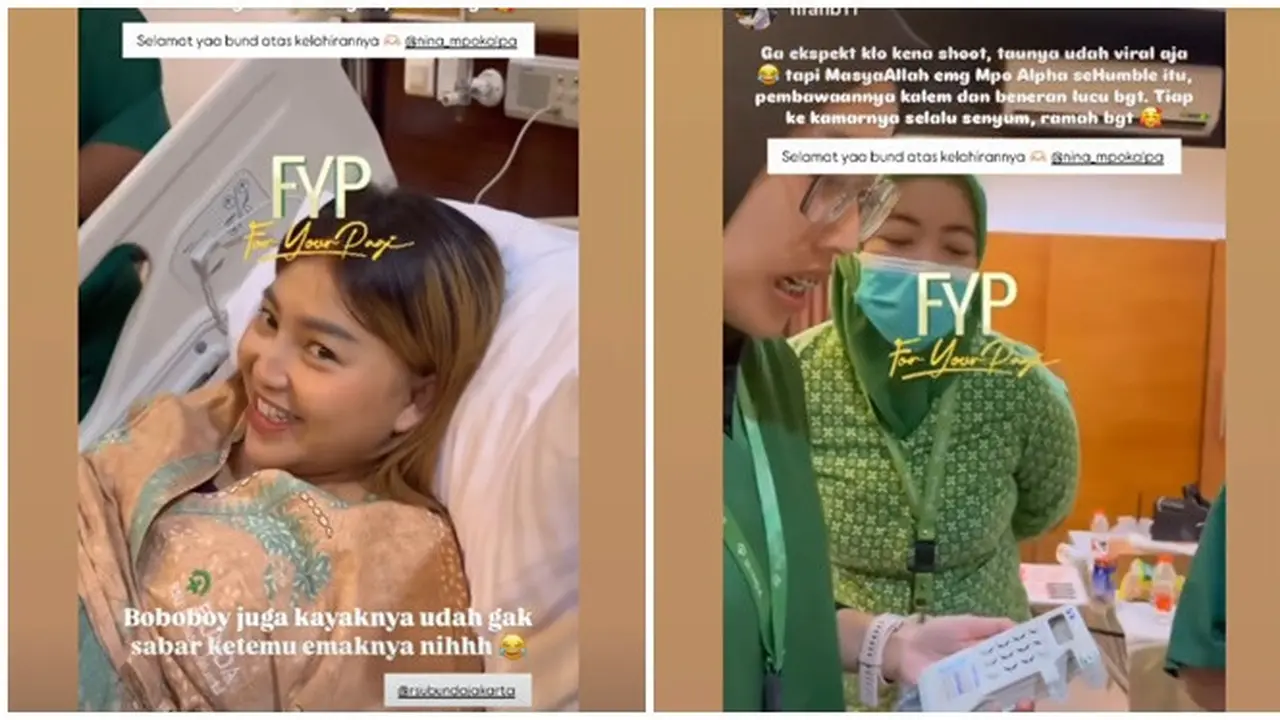 6 Potret Detik-detik Mpok Alpa Lahirkan Anak Kembar, Persalinan Dibiayai Raffi Ahmad - Hot ...