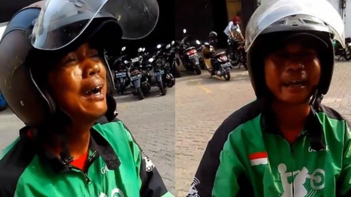 Orderan Dicancel Customer, Video Driver Ojol Menangis Sesugakan Viral ...
