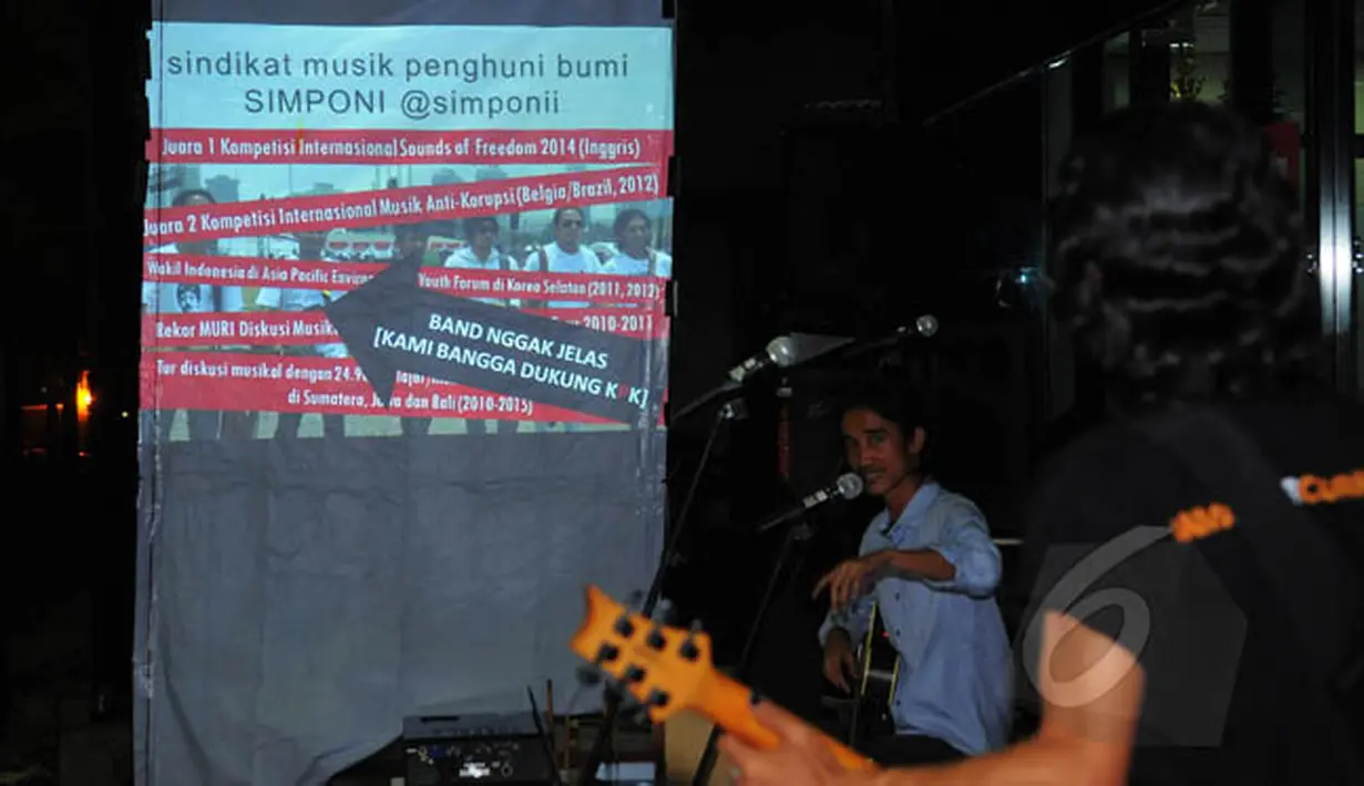 Saat Gedung KPK Jadi Panggung Musik - Foto Liputan6.com