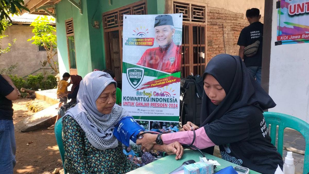 Tebar Kebaikan, Relawan Ganjar Beri Pemeriksaan Kesehatan Gratis untuk ...