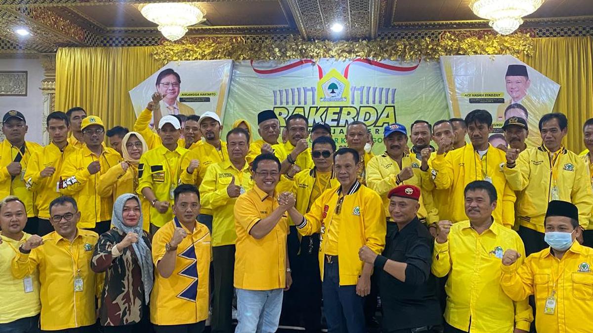 Gelar Rakerda Jelang Pemilu 2024, Golkar Bogor Diminta Fokus Menangkan Airlangga - Regional ...