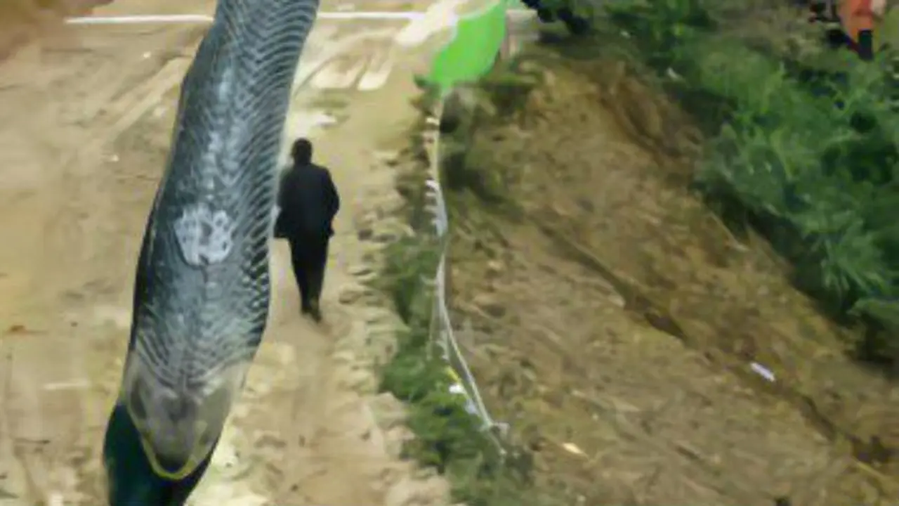 Unggah Gambar 'Ular Raksasa Penyebab Gempa Bumi', Pria China Diringkus ...