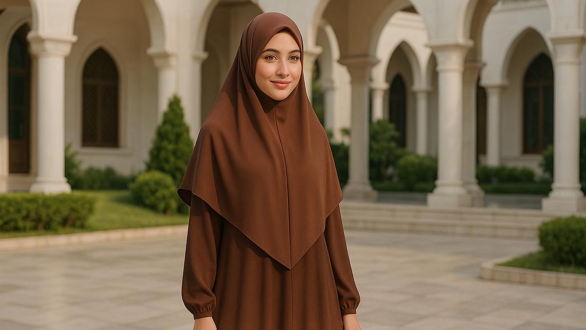 Model Gamis Syari Set Khimar Instan, Cocok untuk Ibadah ke Tanah Suci ...
