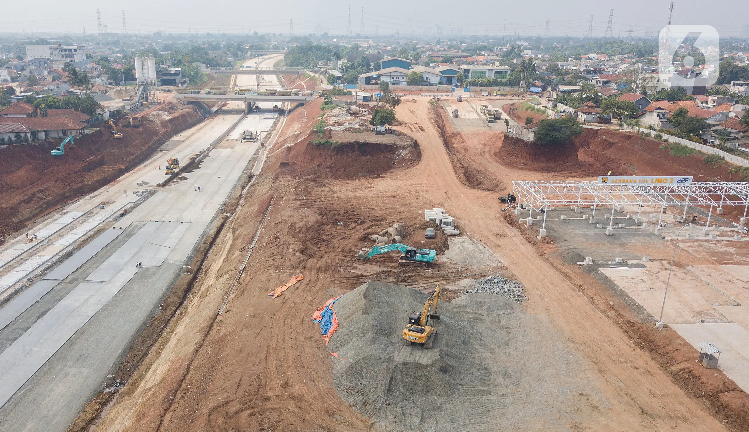 Proyek Tol Cinere-Serpong Sudah Tersambung - Foto Liputan6.com