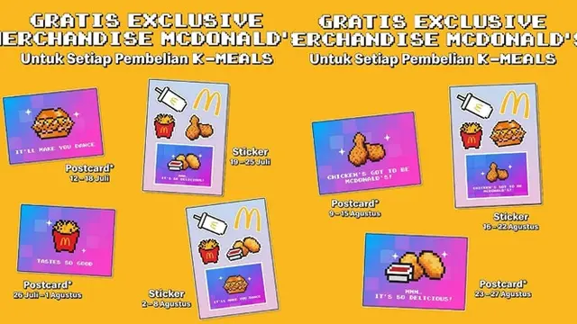 Daftar Menu Kolaborasi McD x NewJeans, Lengkap dengan Harga dan Merchandise - Regional Liputan6.com