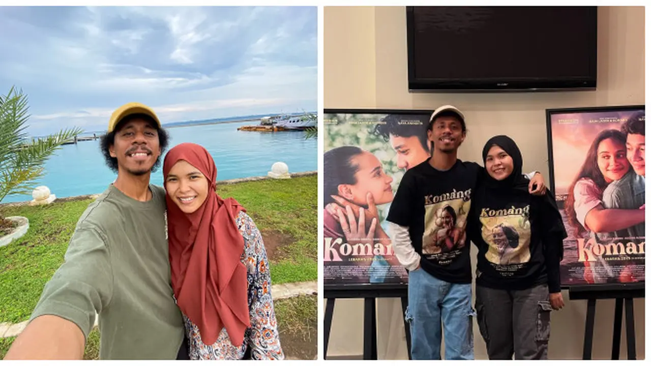 6 Potret Raim Laode dan Istri, Film Komang Sukses Tembus 2 Juta Penonton - ShowBiz Liputan6.com