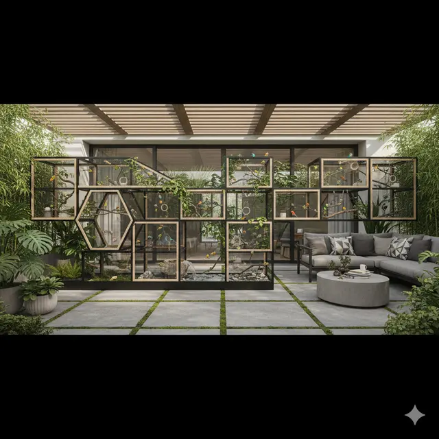 8 Inspirasi Aviary Burung Kecil di Teras Rumah yang Natural Tapi Tetap ...