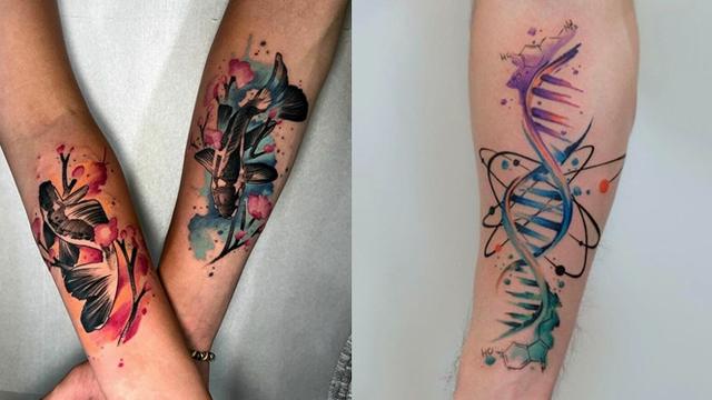 Artistik Banget, 8 Potret Watercolor Tato yang Dibuat Seniman Ini ...