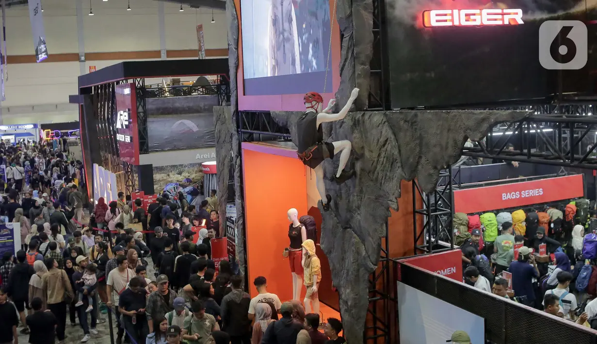 Akhir Pekan, Ribuan Orang Berburu Perlengkapan Outdoor di Indofest 2025 ...