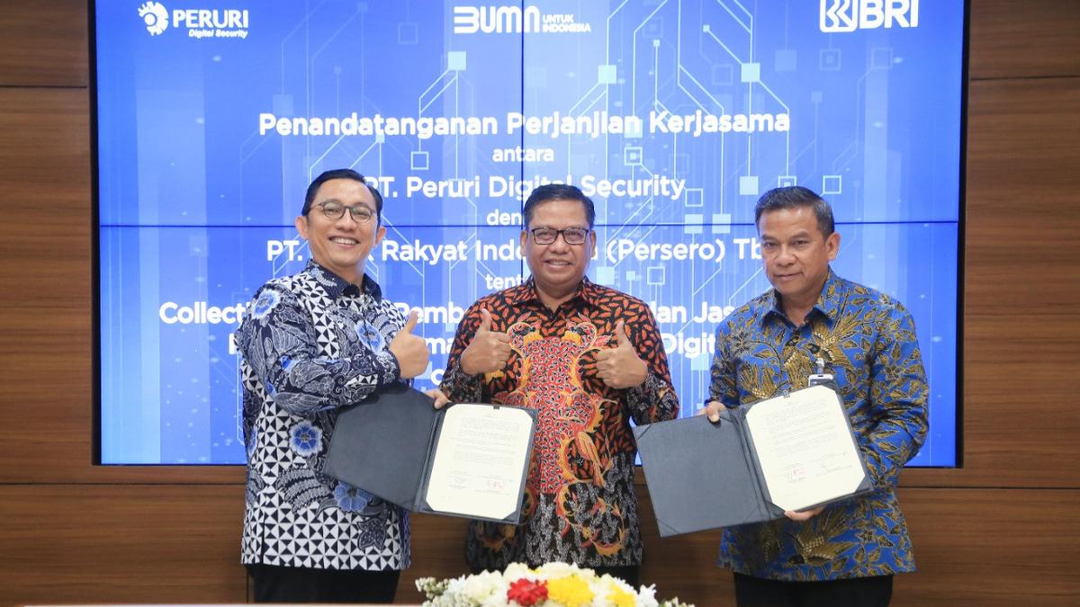 Perkuat Ekosistem Digital, BRI Bersinergi dengan Peruri Digital Security (PDS) - Bisnis Liputan6.com