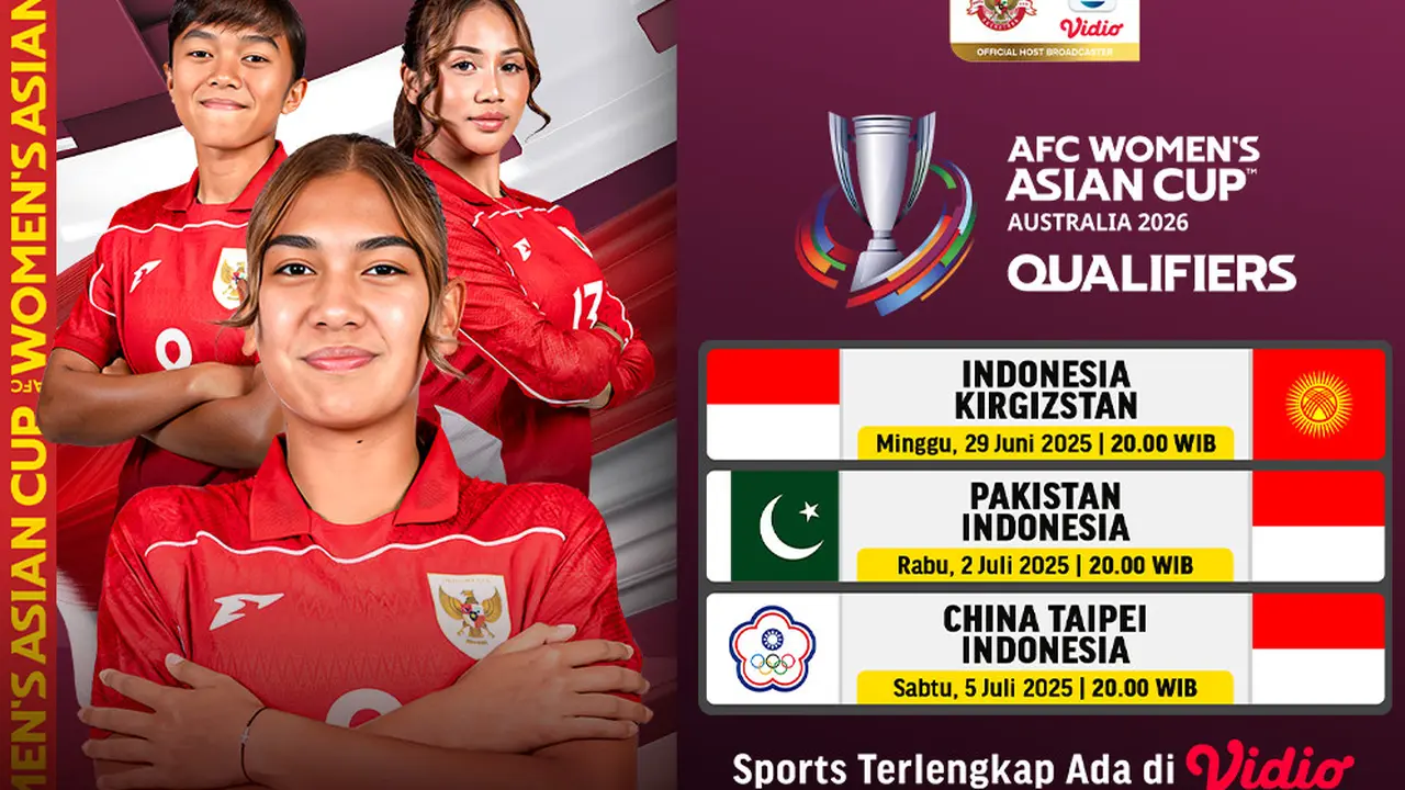 Saksikan Chinese Taipei vs Indonesia: Grup D AFC Women’s Asian Cup 2026 ...