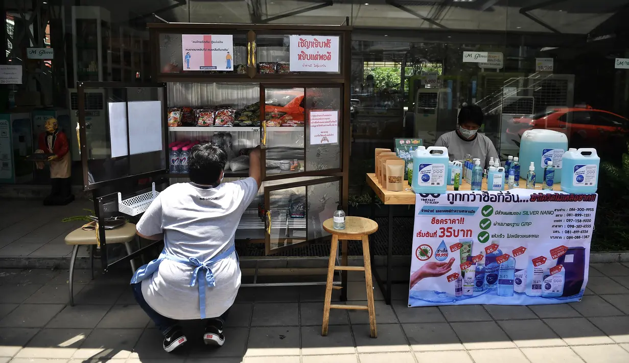 FOTO: Pantry Jalanan di Thailand Bantu Mereka yang Terdampak Corona ...