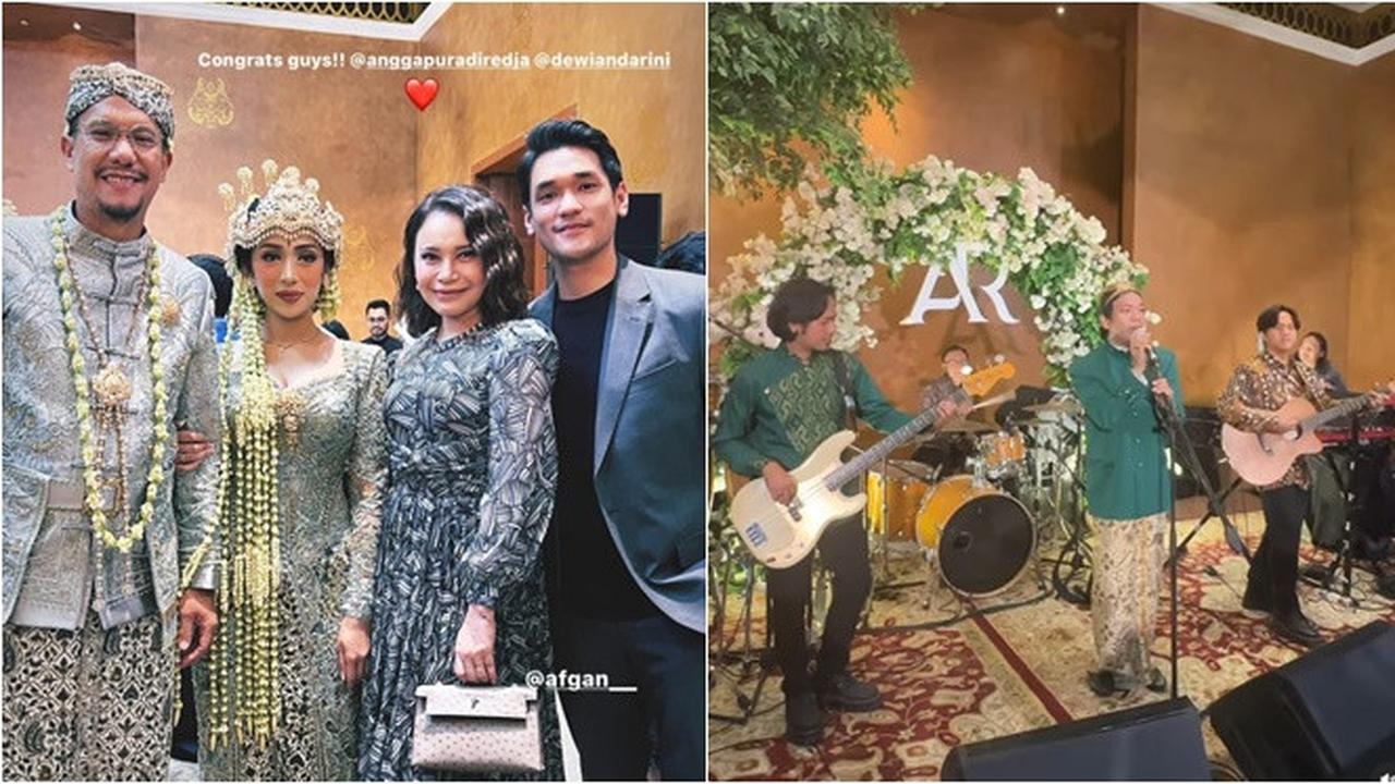 8 Potret Artis di Pernikahan Angga Maliq & D'Essentials, Rian D'Masiv ...