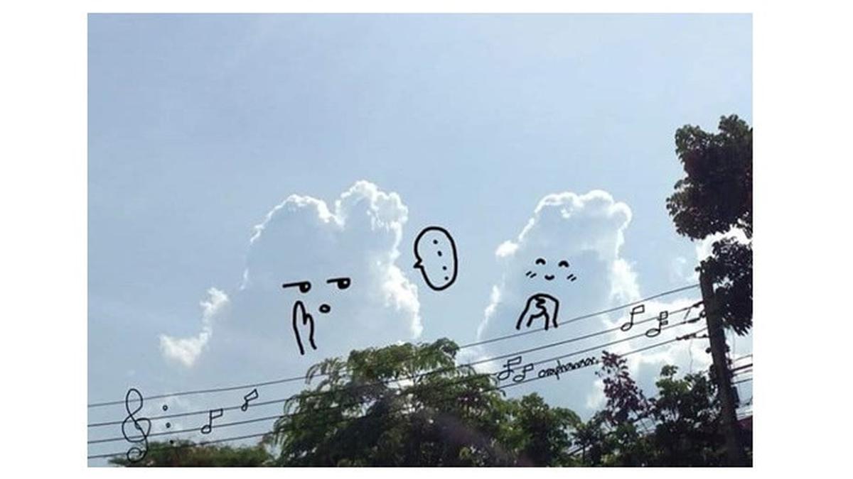 7 Editan Awan Kreasi Netizen Ini Unik, Bentuknya Jadi Lucu-lucu