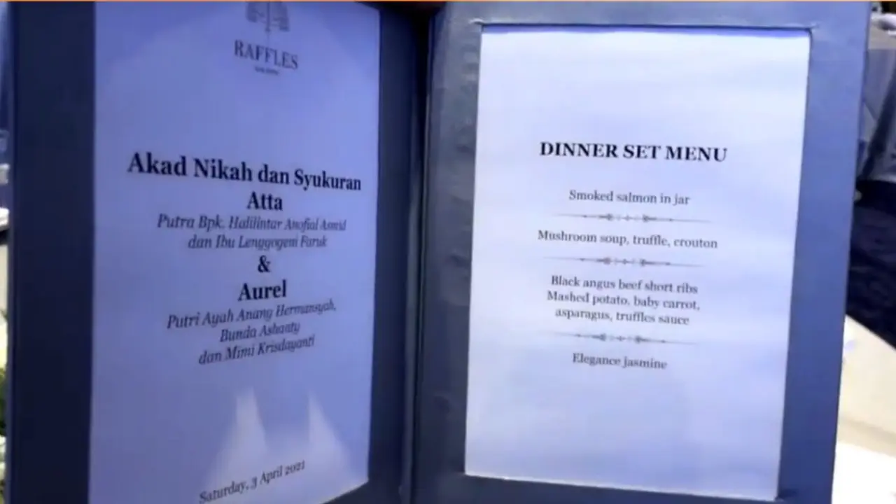 6 Potret Menarik Acara Akad Nikah Atta Halilintar dan Aurel Hermansyah ...