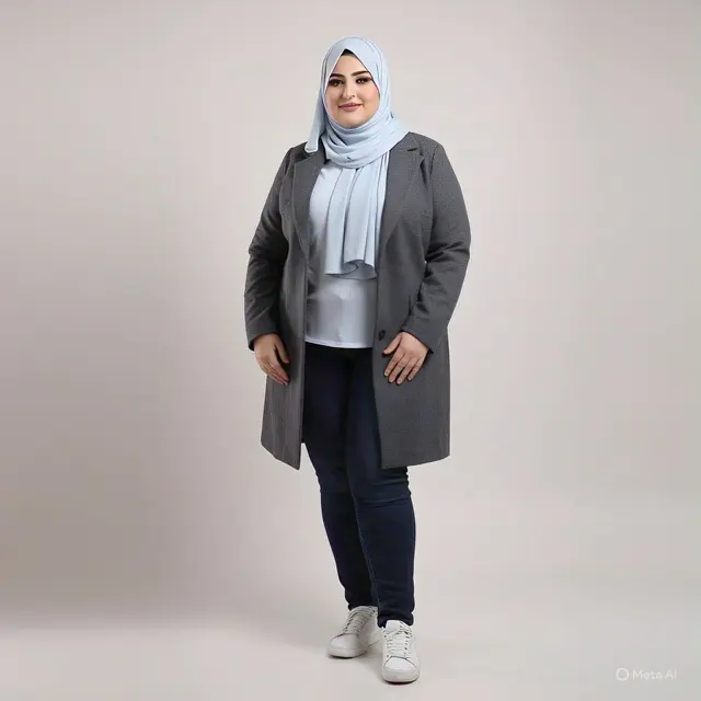 15 Inspirasi Outfit Casual Wanita Hijab Berisi yang Bikin Tampil Menawan - Hot Liputan6.com