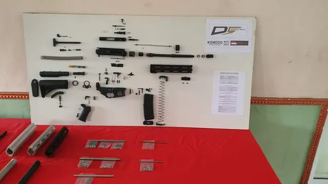 Siswa Seskoad Latihan Menembak Gunakan Senjata "Made In Bekasi" Komodo ...