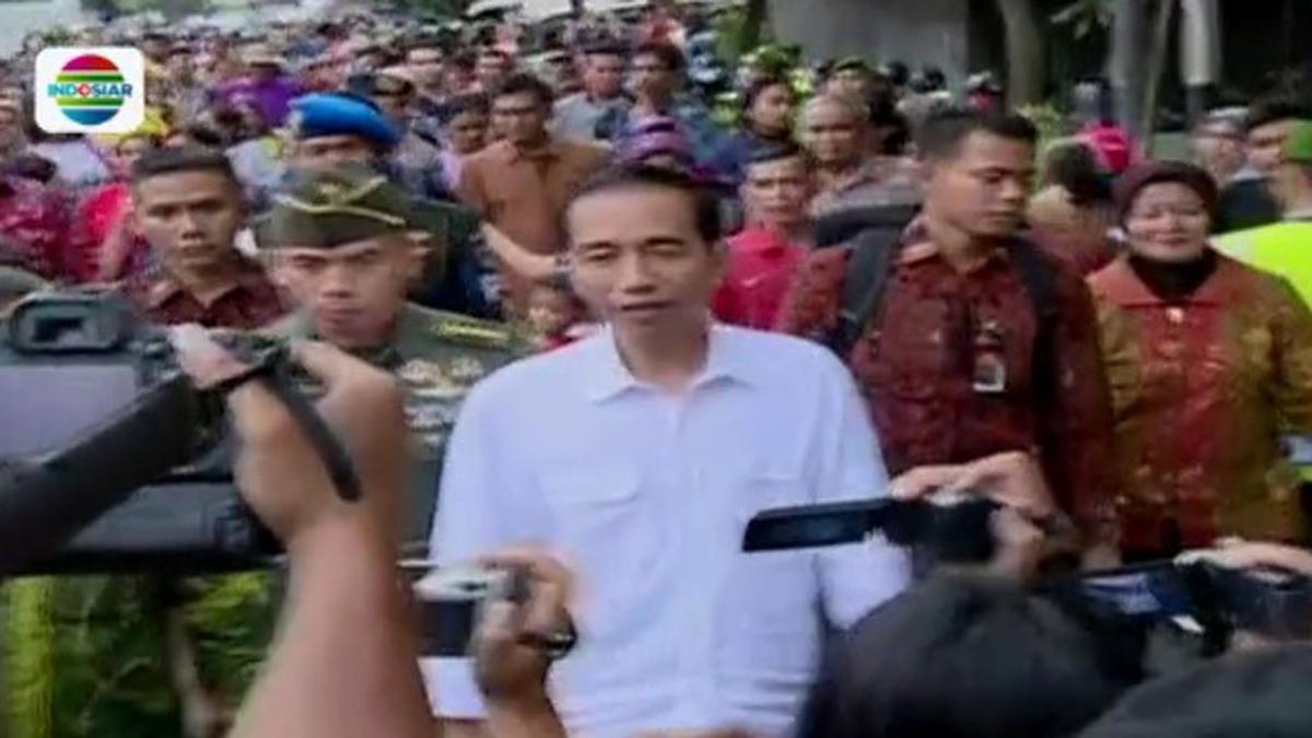 Mudik ke Solo, Jokowi Bagi-Bagi Sembako - News Liputan6.com