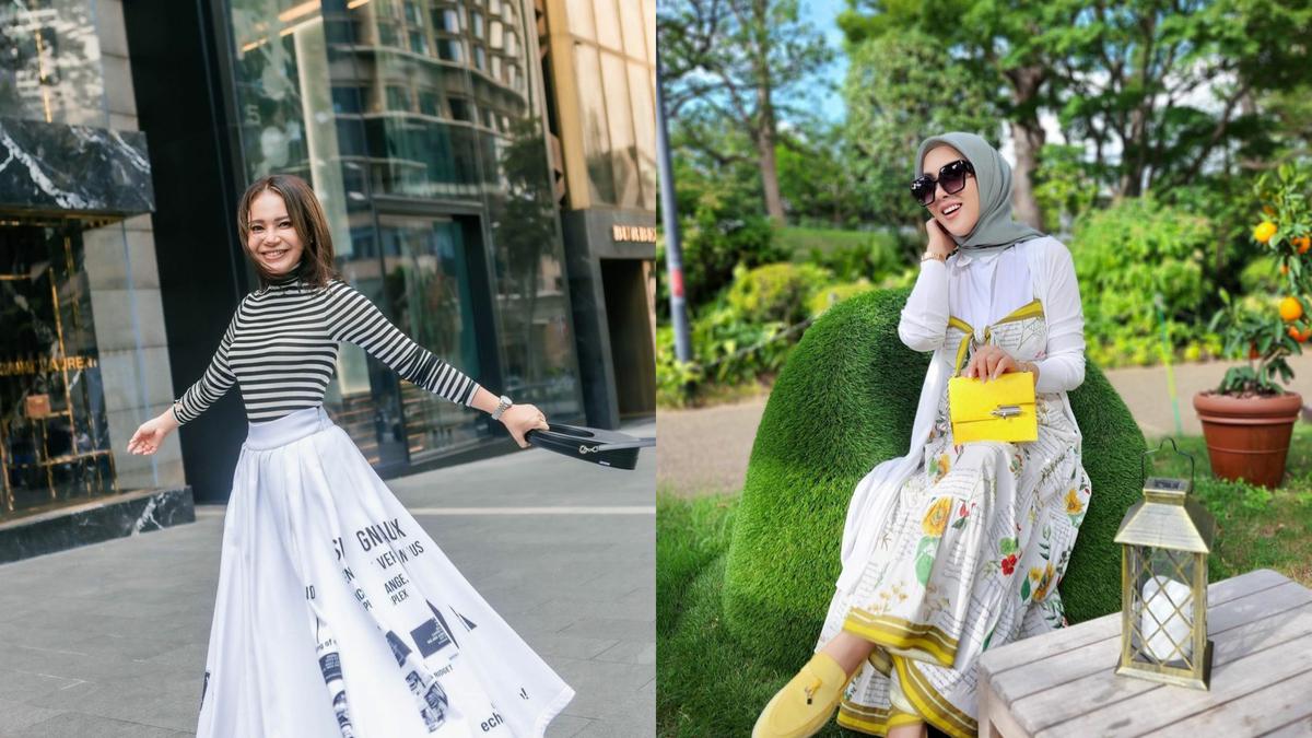 6 Potret Gaya Berbusana Artis saat Berlibur ke Luar Negeri, Mulai dari ...
