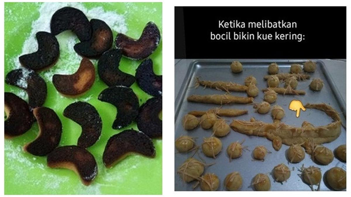8 Potret Gagal Buat Kue Lebaran Ini Bikin Miris - Hot Liputan6.com
