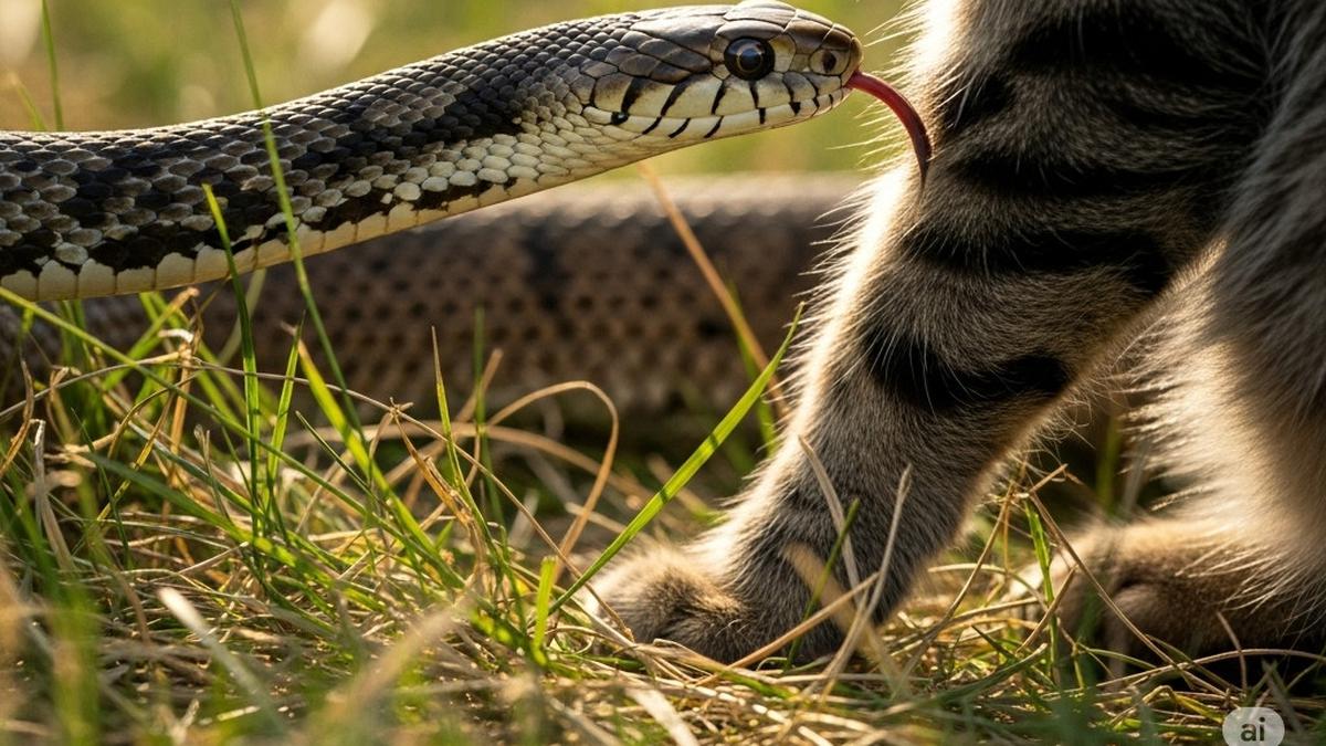 Tanda Kucing Digigit Ular yang Tak Boleh Diabaikan, Ketahui Pertolongan ...