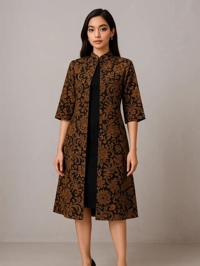 14 Model Outer Batik Kekinian 2025 Paling Hits, Cocok untuk ke Kantor ...