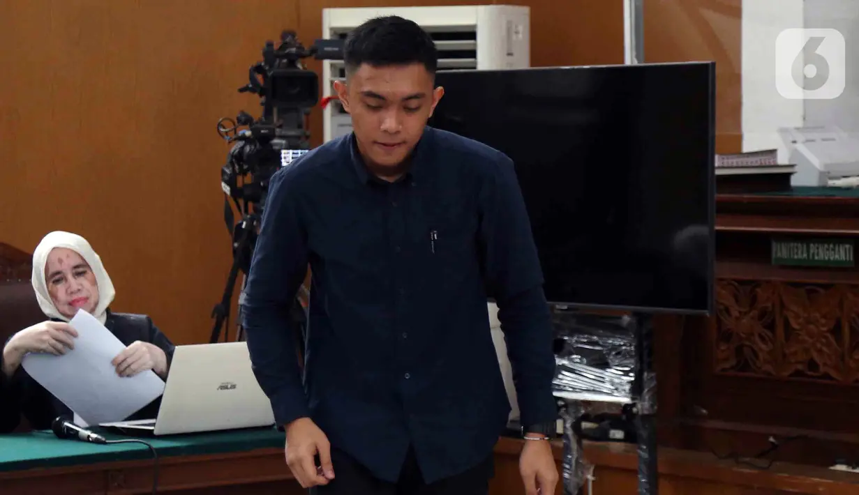 Mario Dandy Jalani Sidang Pleidoi di Pengadilan Negeri Jakarta Selatan - Foto Liputan6.com