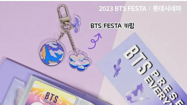 5 Potret Kemeriahan Anniversary BTS ke-10, Lautan Ungu Kota Seoul ...