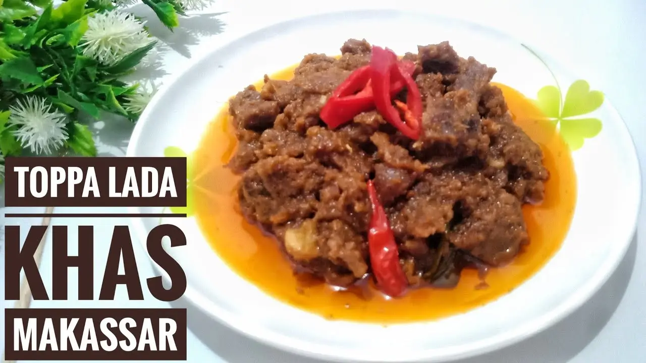 Resep Toppa Lada Makassar Tanpa Santan, Cita Rasa Pedas Gurih Khas ...