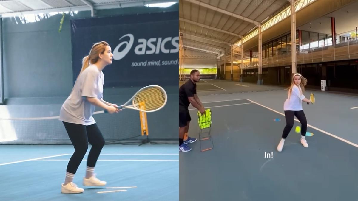 7 Potret Sheila Marcia Main Tenis Demi Redakan Depresi Postpartum ...