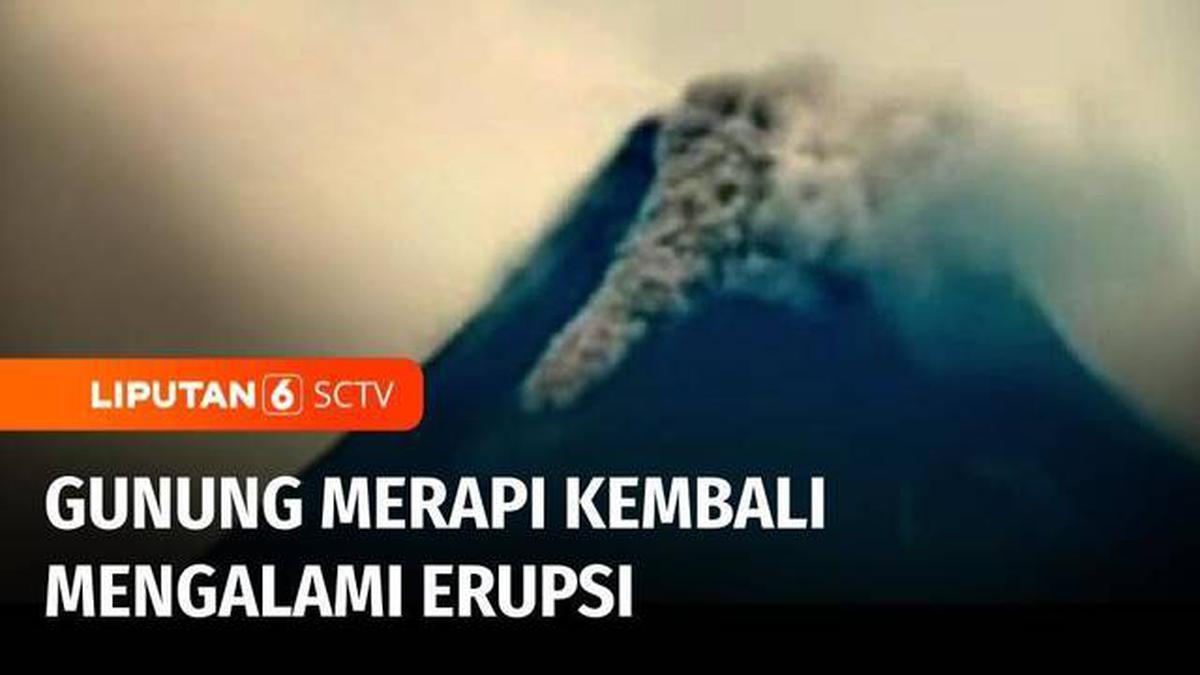 VIDEO: Gunung Merapi Kembali Luncurkan Awan Panas Sejauh 1.000 Meter