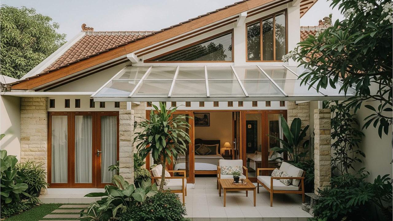 8 Model Rumah Sederhana dengan Atap Miring ke Belakang, Minimalis dan ...