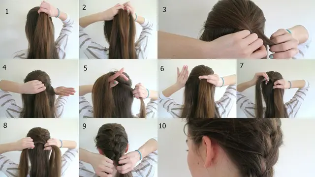 6 Cara Membuat Kepang Rambut Berbagai Model, Modis dan Manis - Hot ...