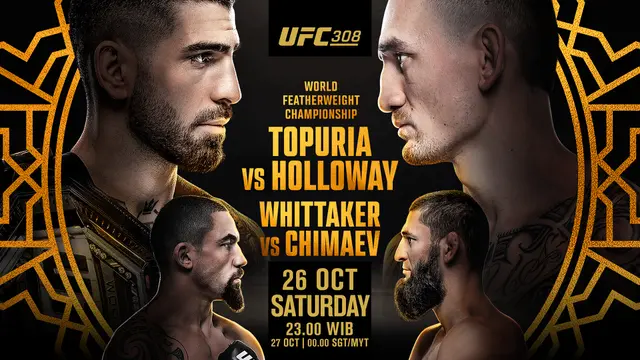 UFC 308 Pertemukan Topuria dengan Holloway - Bola Liputan6.com