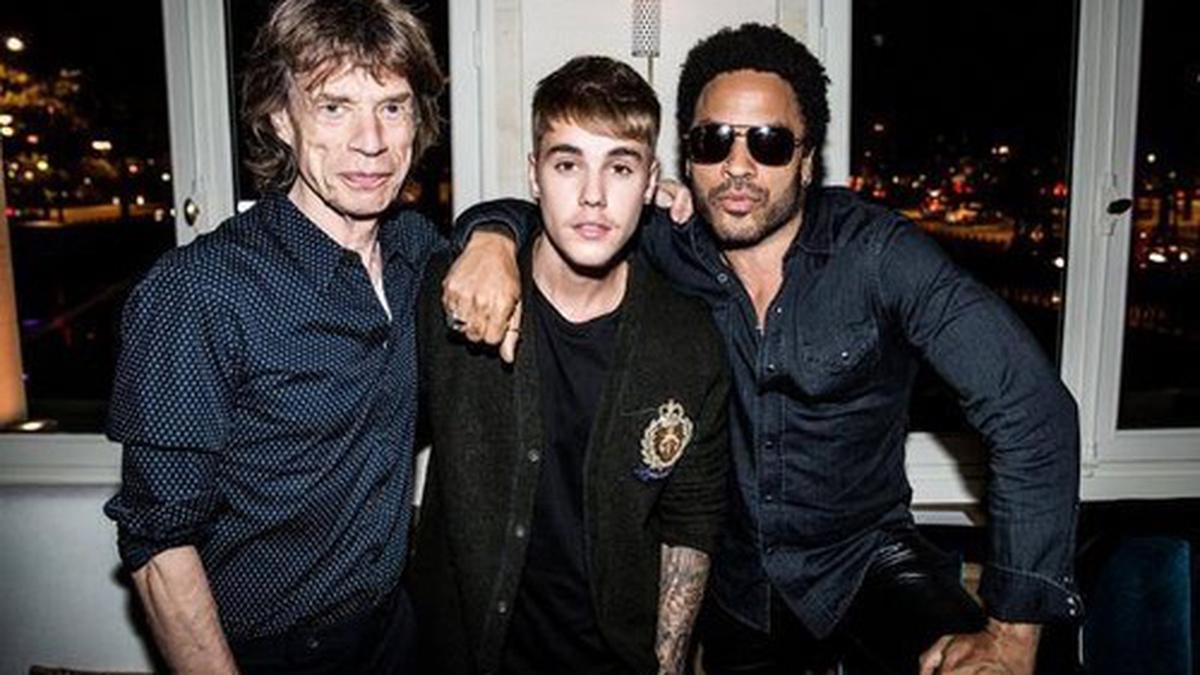 Justin Bieber, Mick Jagger dan Lenny Kravitz Foto Bareng - ShowBiz ...