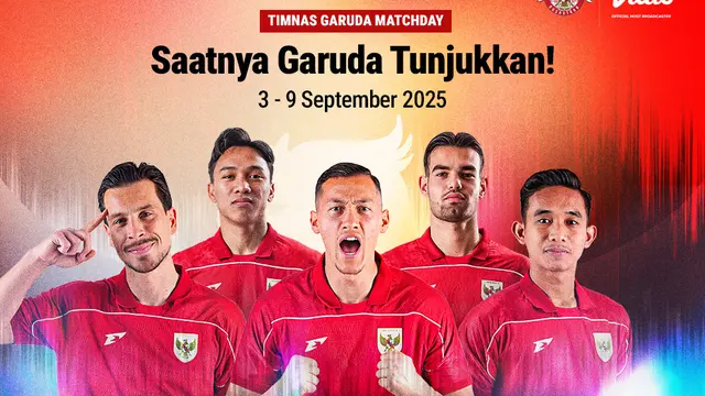 Live Streaming Timnas Indonesia FIFA Match Day September 2025 ...
