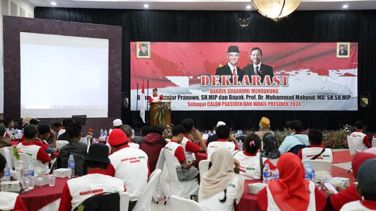 Baraya Sukabumi Deklarasi Dukung Ganjar-Mahfud di Pilpres 2024 - Pemilu Liputan6.com