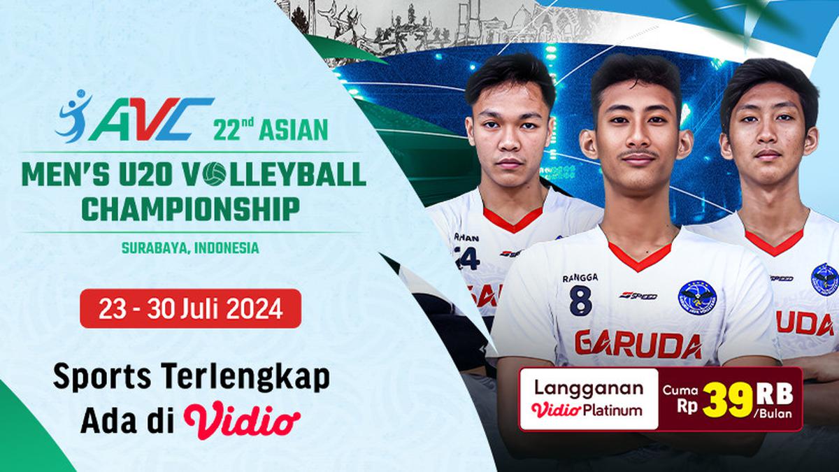 Jadwal Lengkap Voli AVC Asian Volleyball Championship Men's U20 2024 di Vidio - Bola Liputan6.com