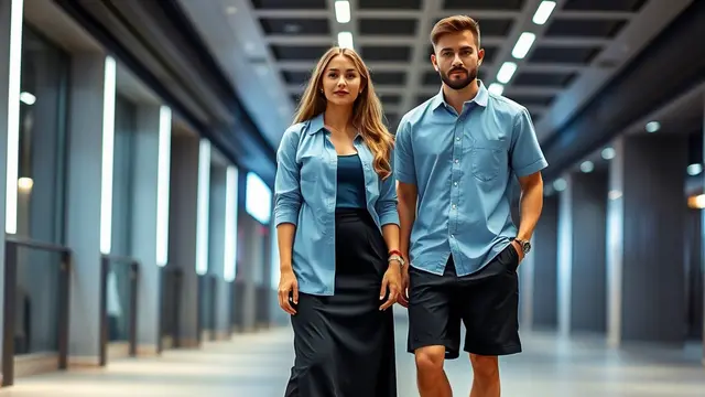 9 Inspirasi Outfit Biru Muda, Cocok untuk Pria dan Wanita - Hot ...