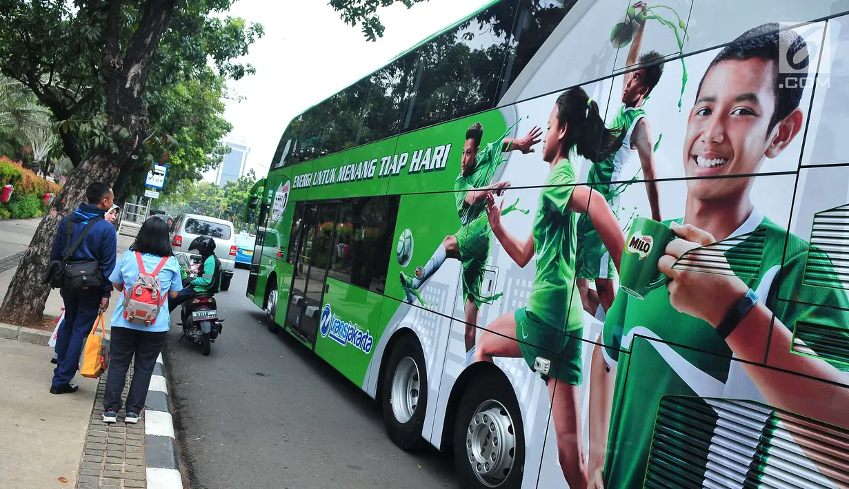 PHOTO: Dapat Hibah, Bus Tingkat Ini Siap Layani Wisatawan di Jakarta ...
