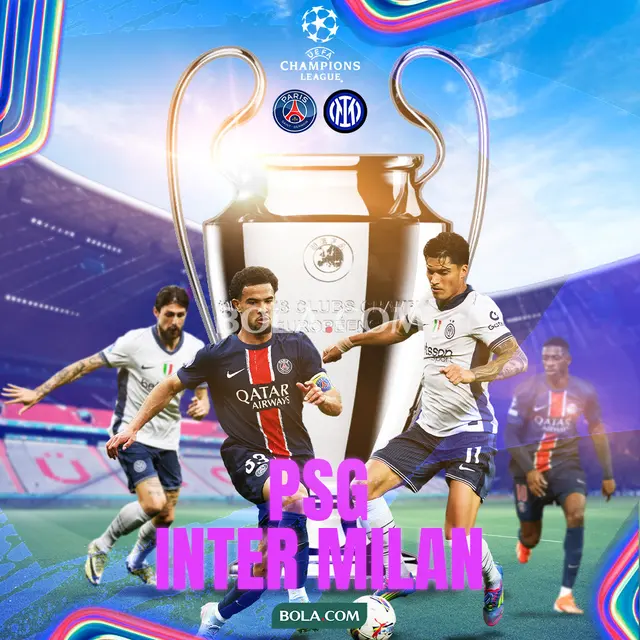 Jadwal Siaran Langsung Final Liga Champions: PSG vs Inter Milan, Duel ...