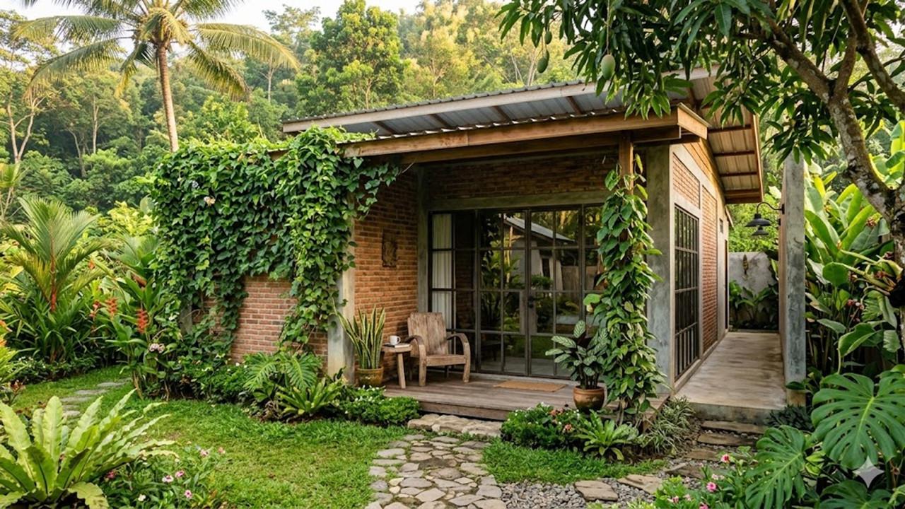 8 Model Rumah Mungil dengan Tanaman Rambat di Sisi Rumah, Bikin Hunian ...