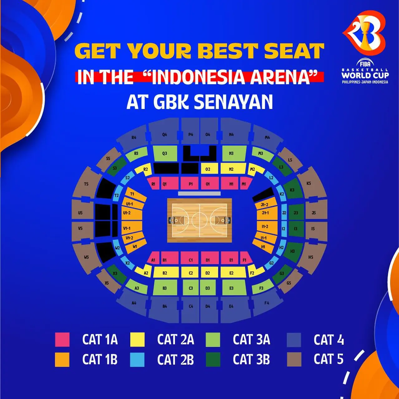 Daftar Lengkap Harga Tiket FIBA World Cup 2023 di Jakarta: Termurah ...