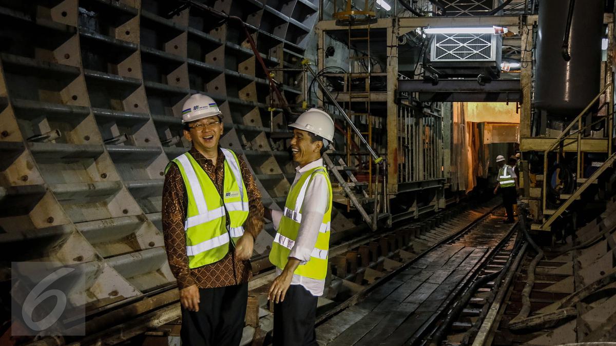 Jokowi Wanti-Wanti Ahok soal Pembangunan MRT dan LRT