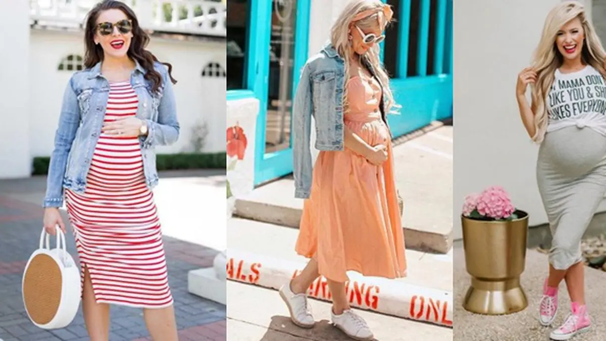 Pilihan OOTD Kekinian Untuk Ibu Hamil Agar Selalu Stylish - Photo ...