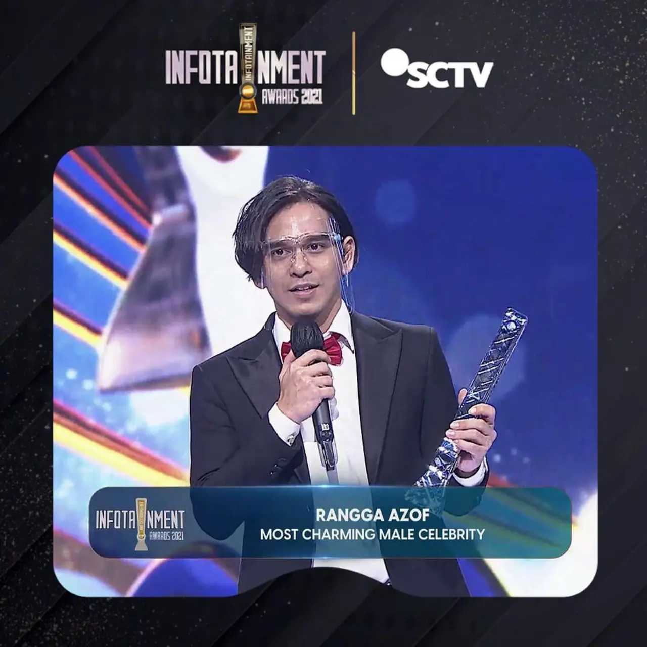 Rangga Azof Jadi Aktor Utama Paling Ngetop di SCTV Awards 2021