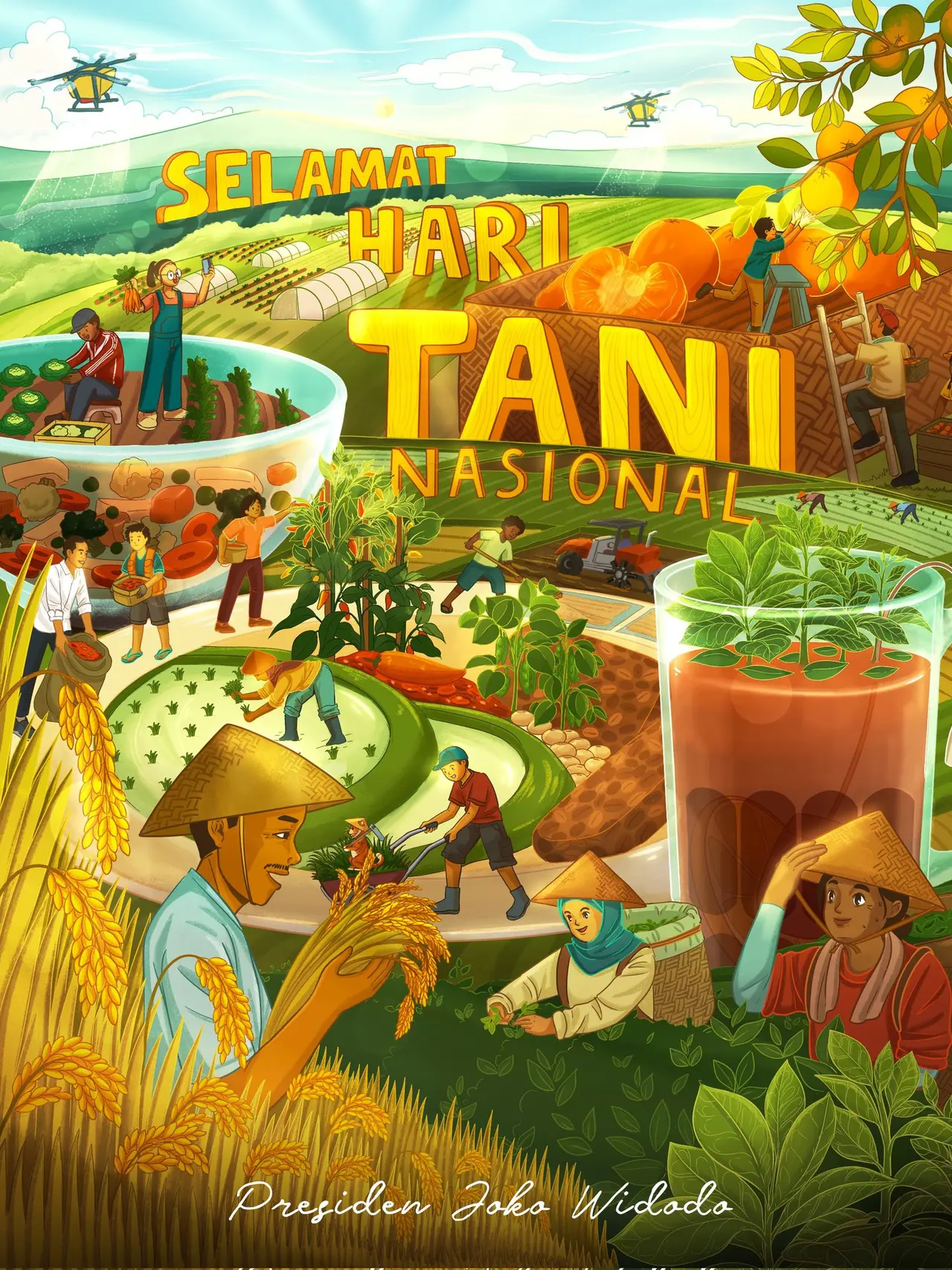 Sejarah Hari Tani Nasional, Diperingati Setiap 24 September - Regional ...